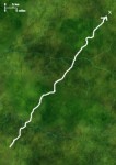 Straightening a bent line: Measuring complex distances on a map