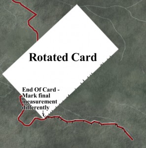 Straightening a bent line: Measuring complex distances on a map